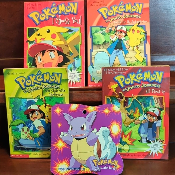 Pokemon | Other | Pokemon Book Bundle Four Books And One Note Pad ...